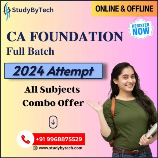 ICAI CA Foundation Classes I Parag Gupta Classes I StudyByTech