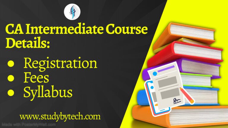 CA Intermediate Course: Details, Registration, Fees, Syllabus